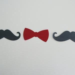 Moustache And Ribbon Bunting on Luulla