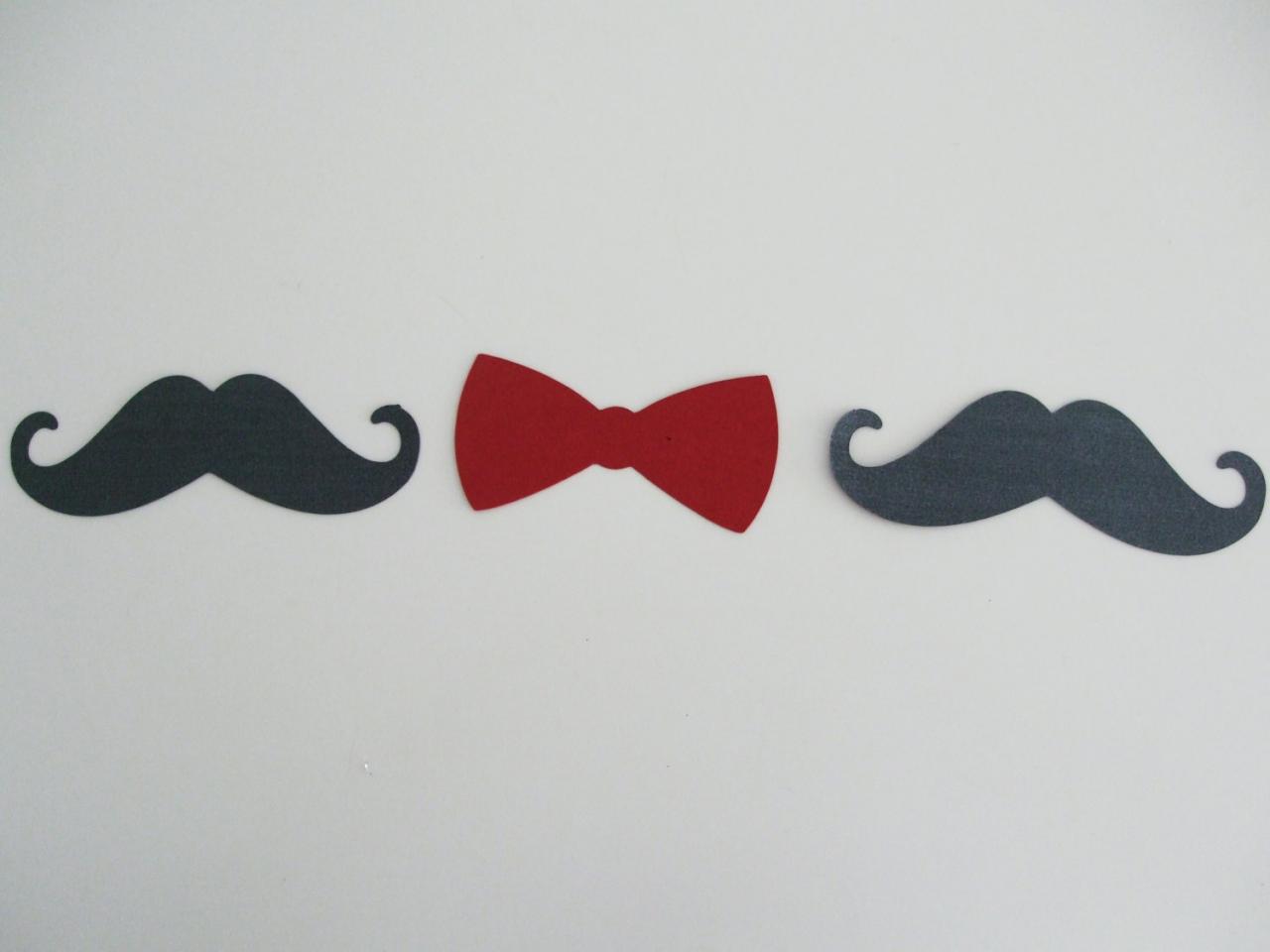 Moustache And Ribbon Bunting on Luulla